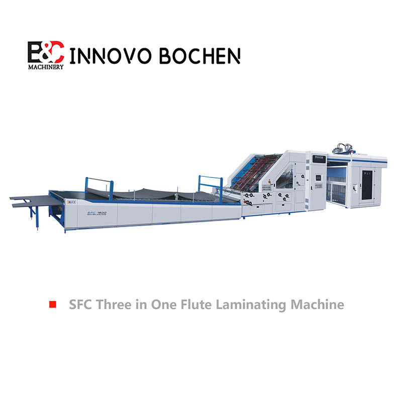 SFC1500 Automatic Corrugated Flute Lamination Machine 5Ply Paper ...