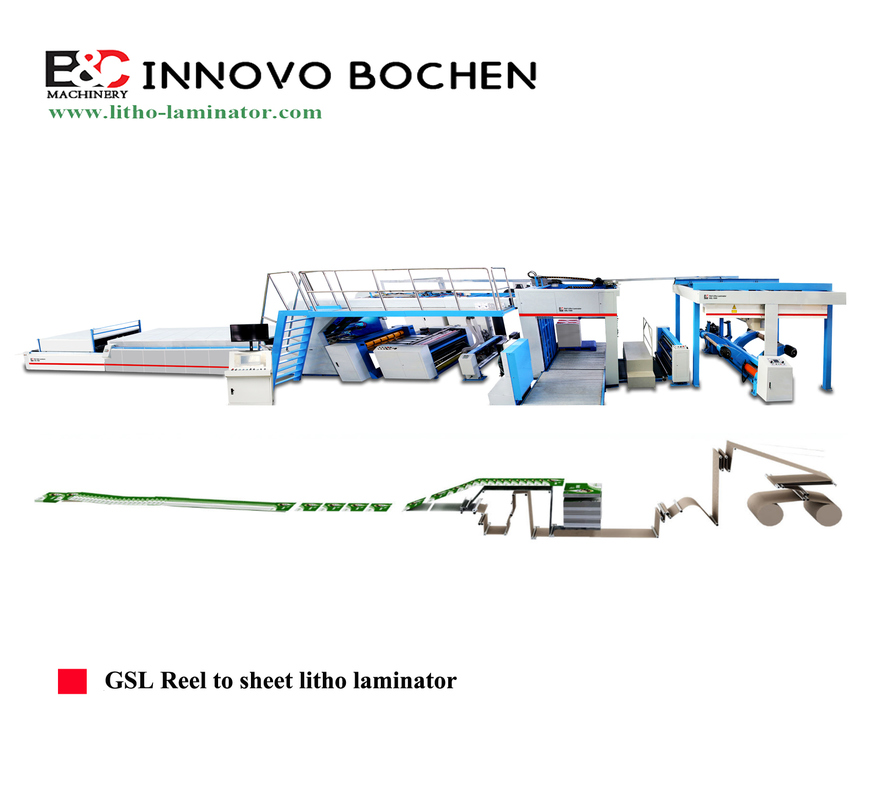 Automatic Flute Laminator with 1450mm Width and 200m/min Speed