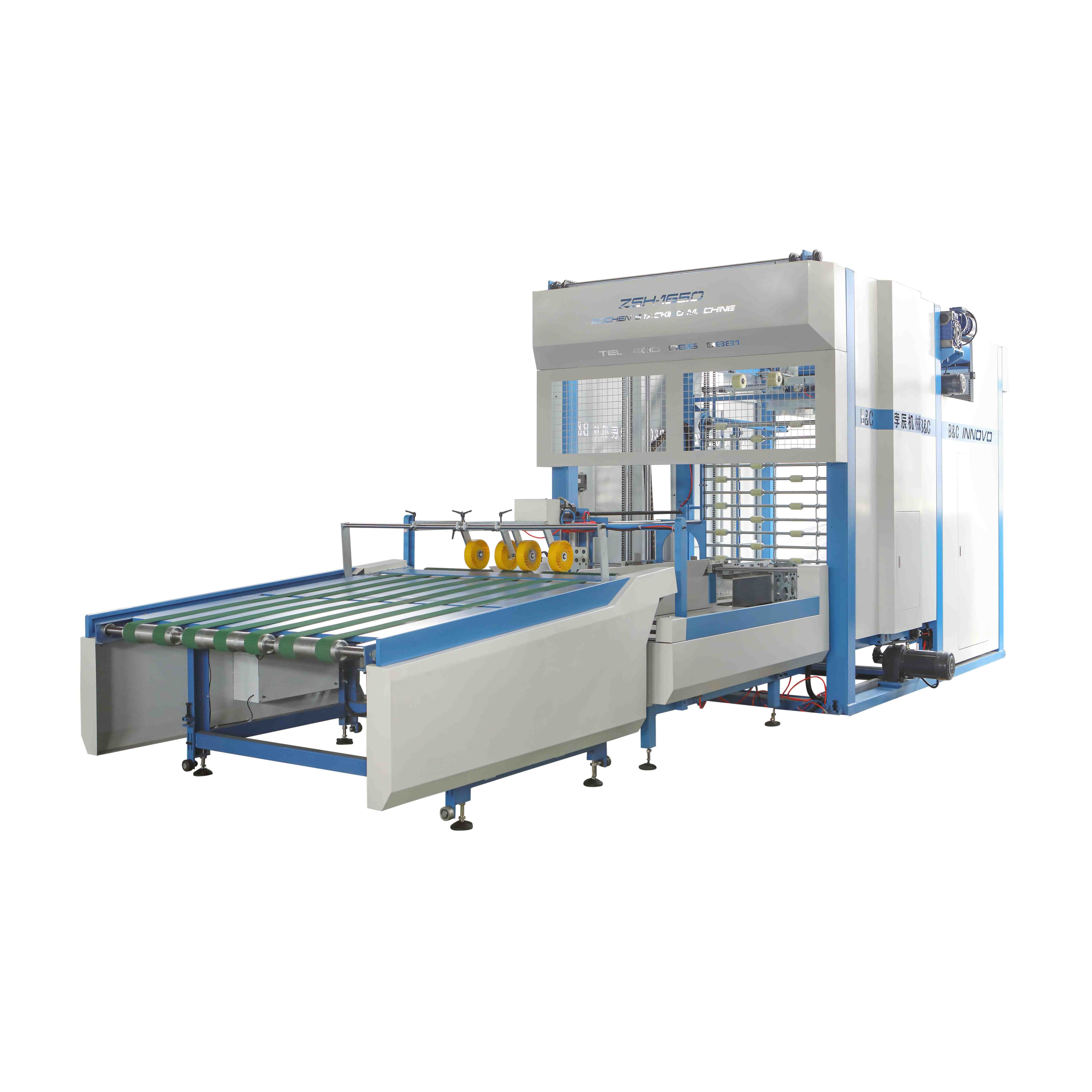 1900mm Auto Paper Corrugated Box Flip Flop Stacker Machine For Stacking ...