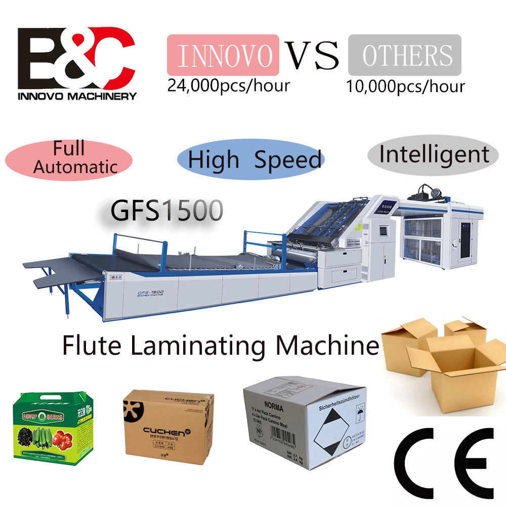 Intelligent Automatic Corrugated Board Paper Pasting Lamination Machine ...